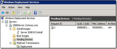 Creating a Capture image with WDS